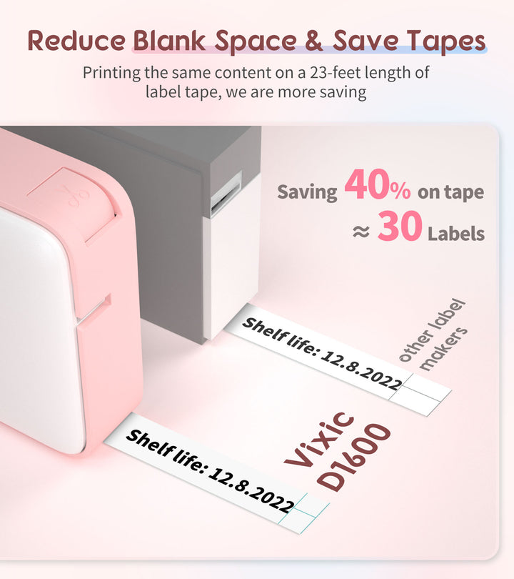 Vixic Label Maker Machine with Tape